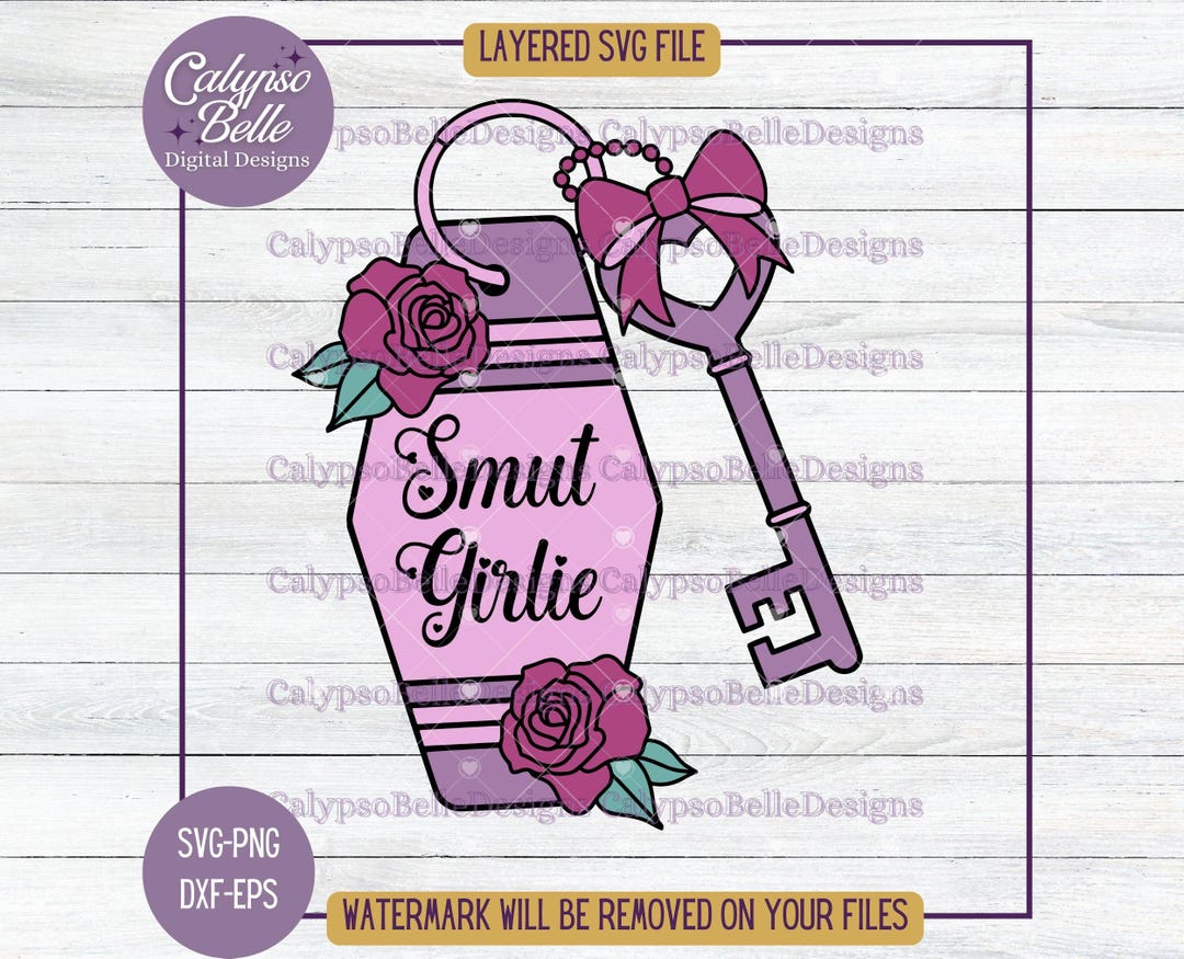 Smut Girlie svg, motel key png, würzige svg, Romance Reader svg ...