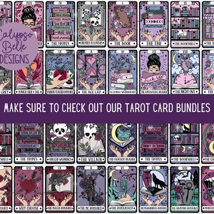 Book Tropes Tarot Card Svg, Romance Smut Book Svg, Enemies to Lovers ...