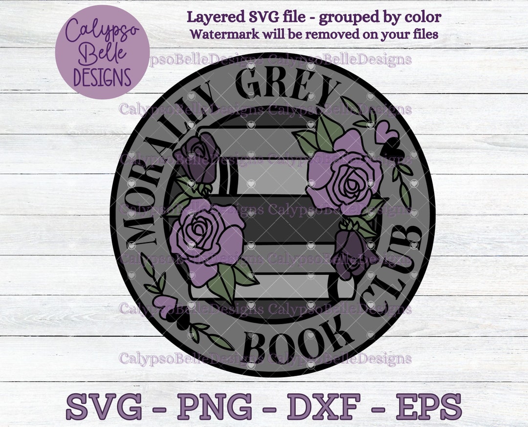 Morally Grey Book Club Svg / Trigger Warning Svg / Dark Romance Svg ...