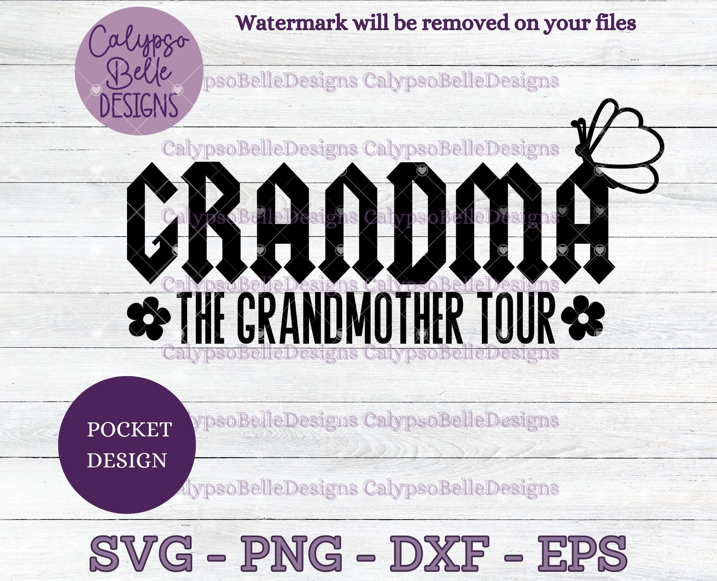 Grandma Tour Svg, Funny Grandma Svg, Granny Svg, Mother's Day Svg ...