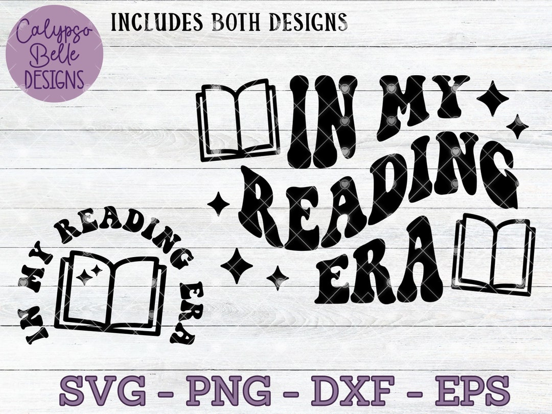 In My Reading Era Svg / Romance Smut Book Svg / Wavy Text Svg - Etsy