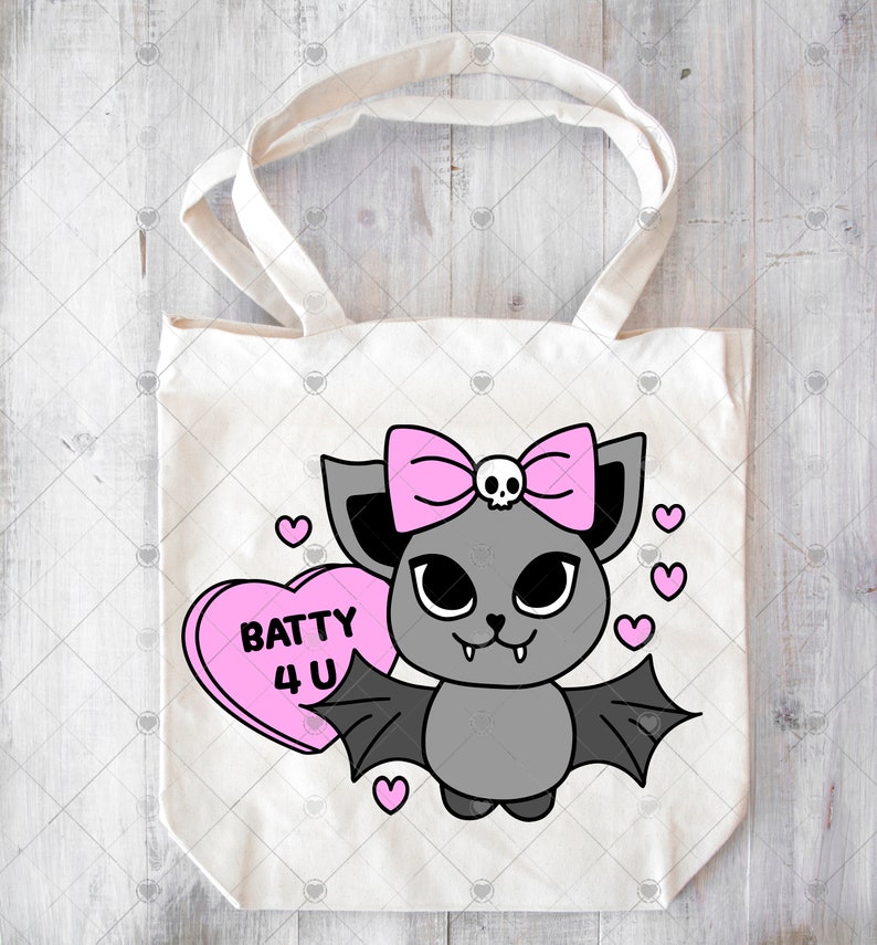 Batty for You Svg / Baby Emo Goth / Cute Bat Svg / Bat - Etsy