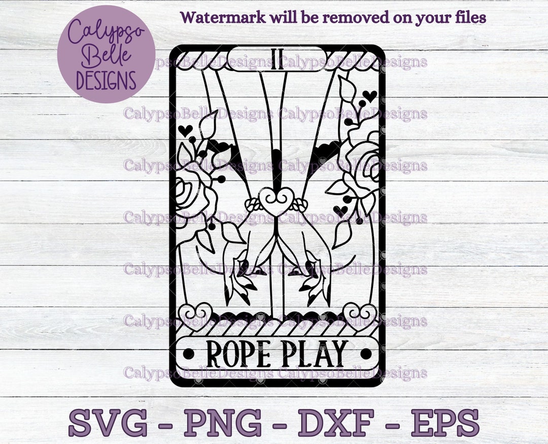 The Rope Play Tarot Card Svg, Spank Me Svg, STFUATTDLAGG Svg, Good Girl Svg, Kinky Svg, Yes Sir ...