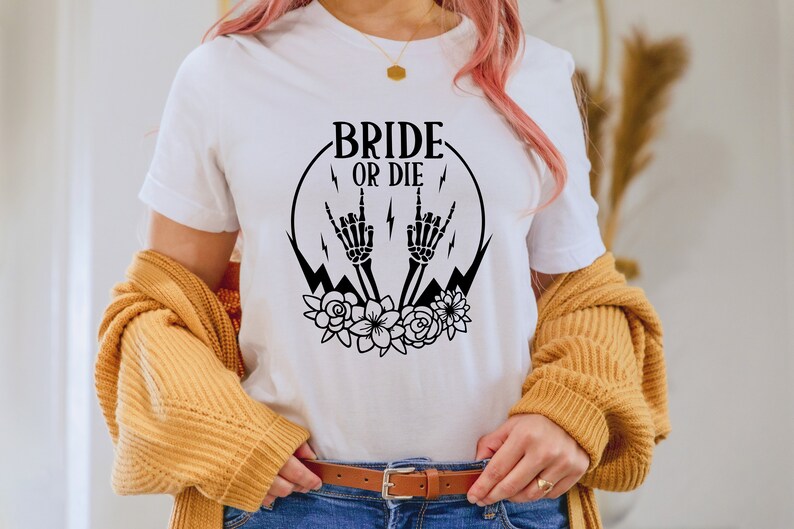 Bride or Die Svg / Bachelorette Svg / Til Death Do Us Party / Gothic ...