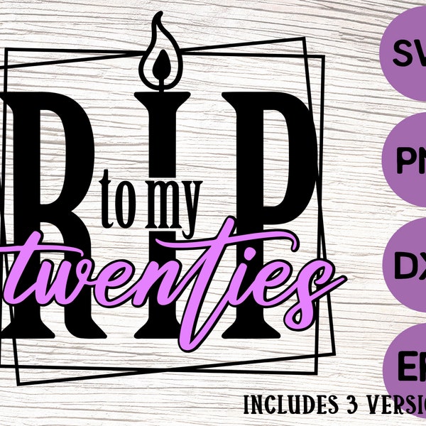 Rip 20s Svg File - Etsy