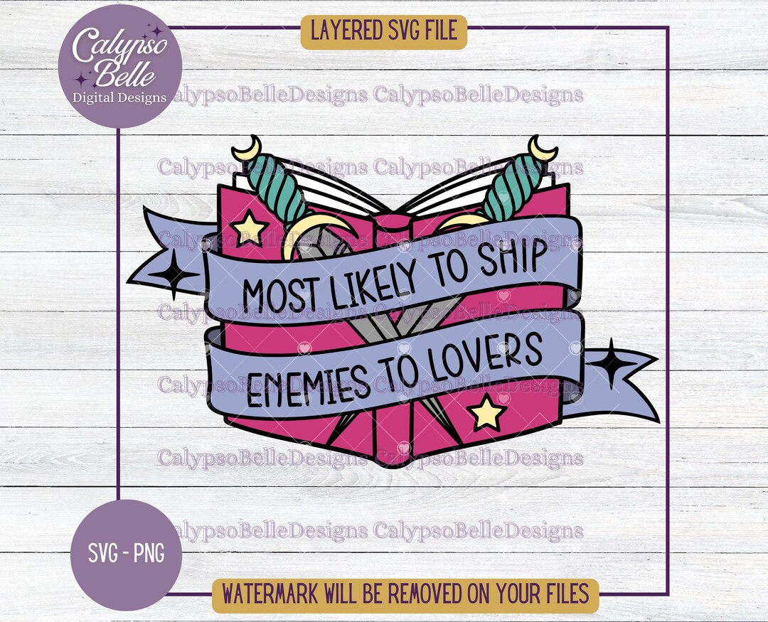 Most Likely to Svg, Matching Bookish Svg, Spicy Svg, Romantasy Svg ...