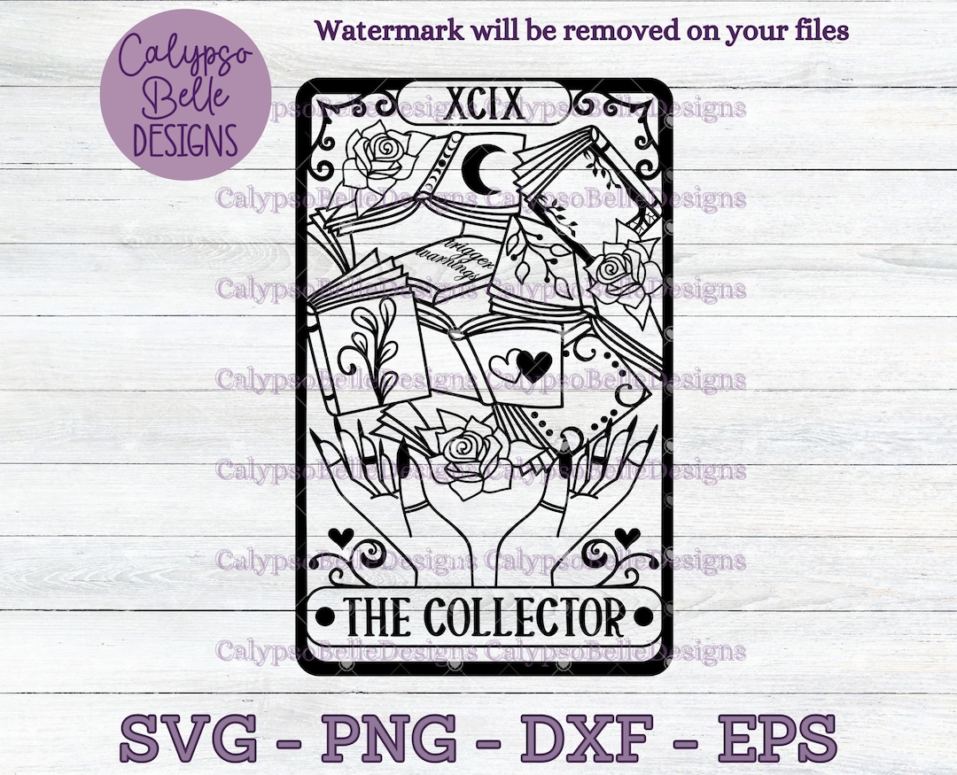 The Reader Tarot Card Svg, Romance Reader Svg, Smut Reader Svg, Book ...