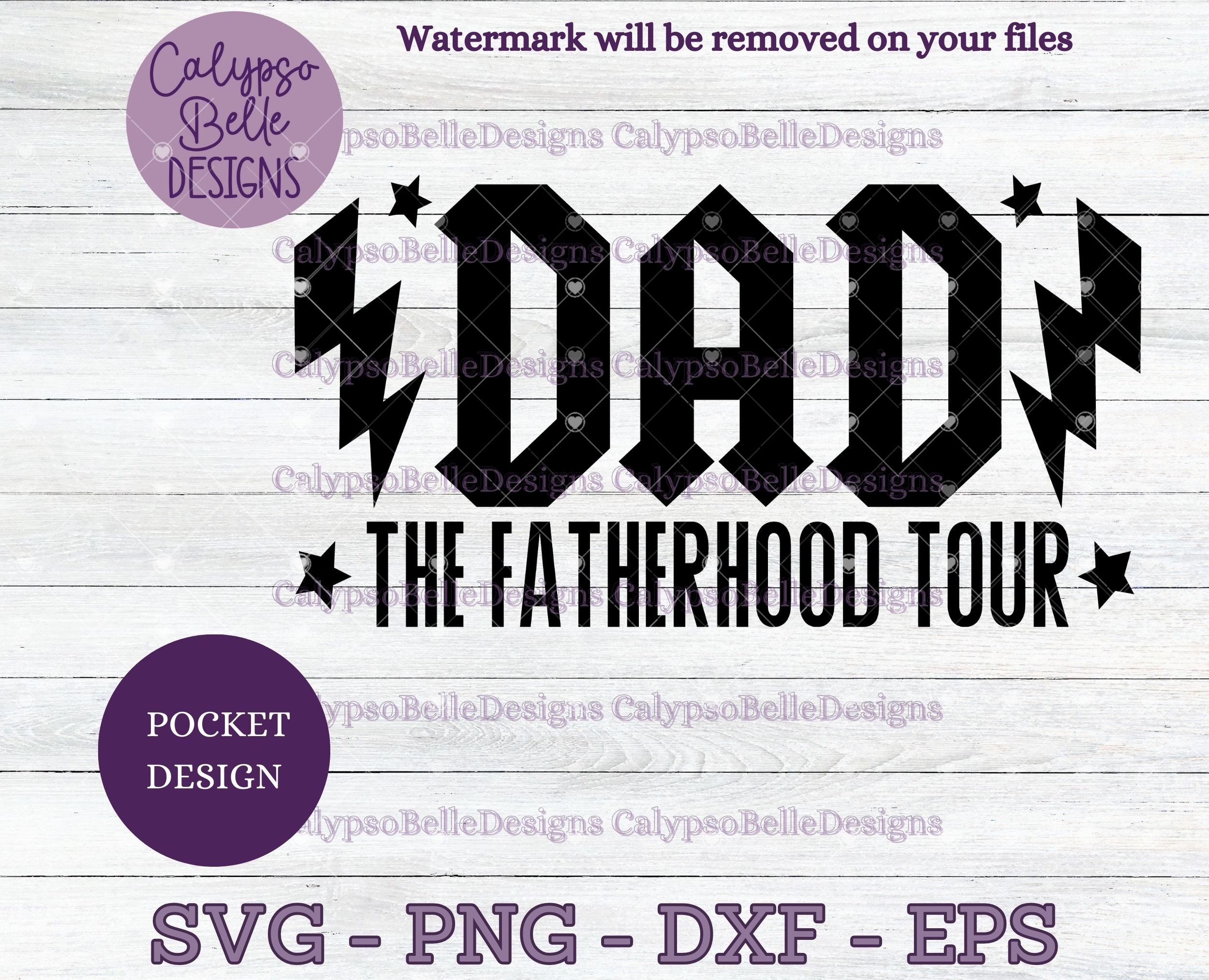 Dad Tour Svg, Funny Fatherhood Svg, Daddy Svg, Father's Day Svg, Retro ...