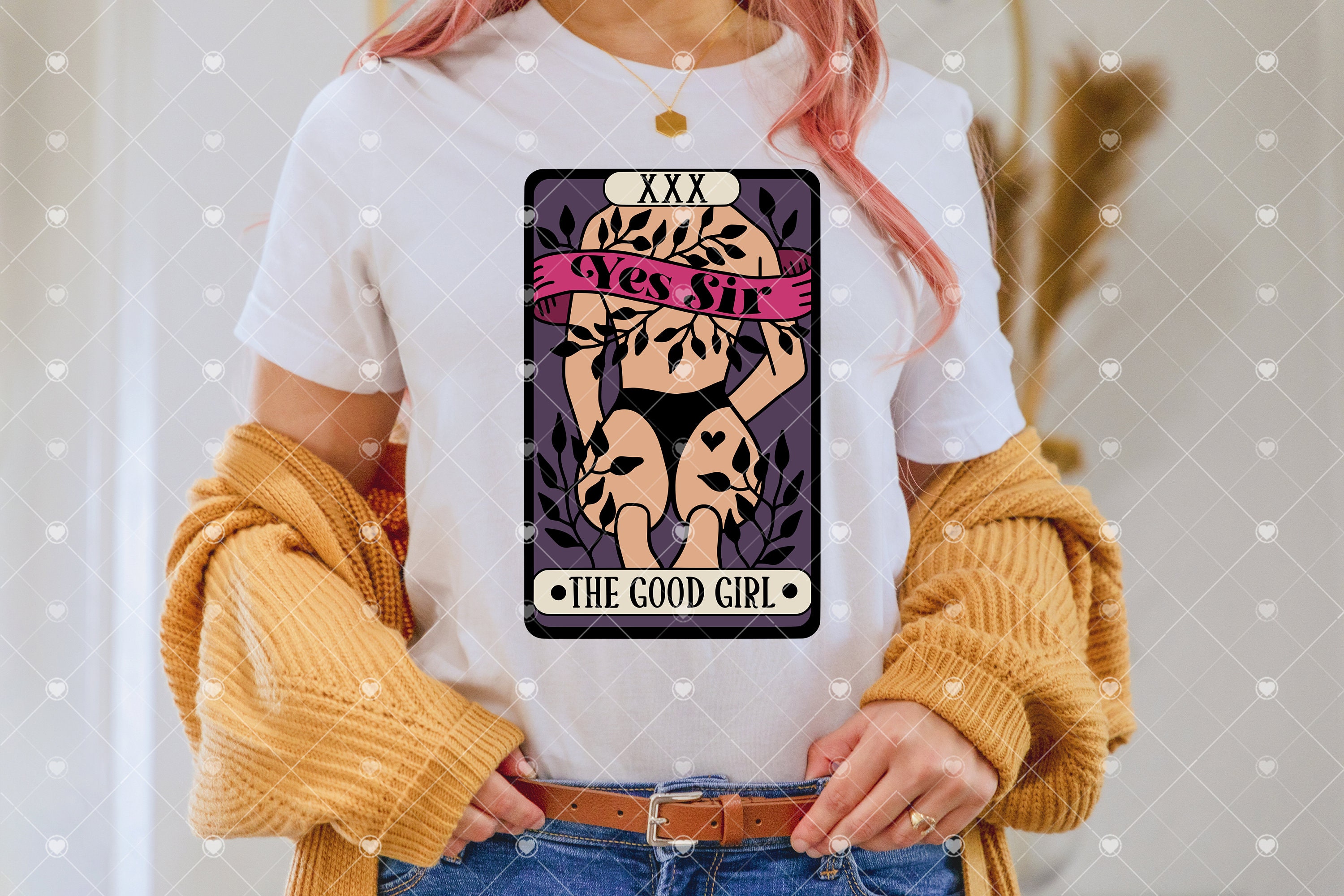 Yes Sir Svg / the Good Girl Tarot Card Svg / STFUATTDLAGG Svg - Etsy UK