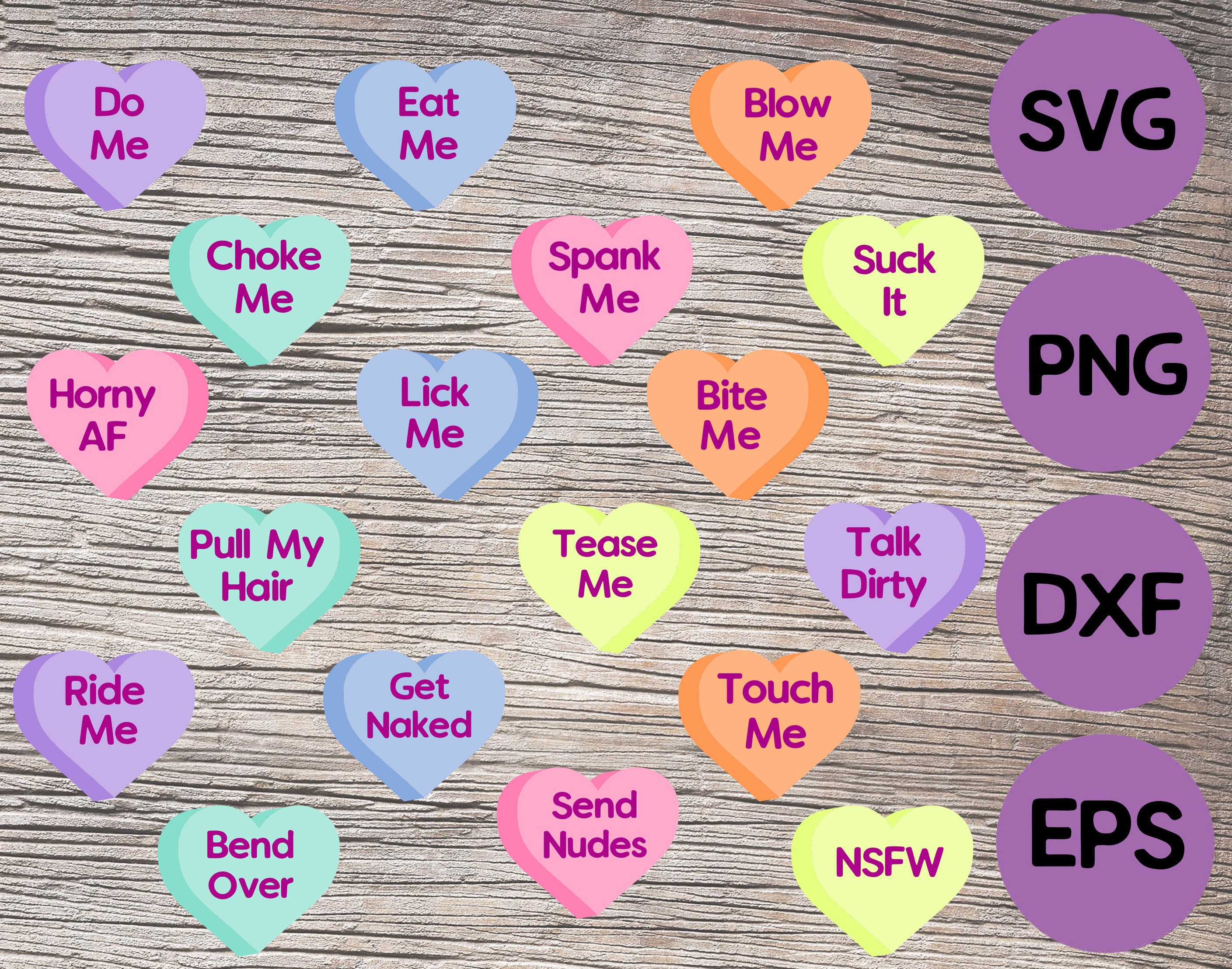 Dirty Candy Hearts