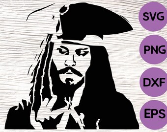 Pirate Johnny Svg - Etsy