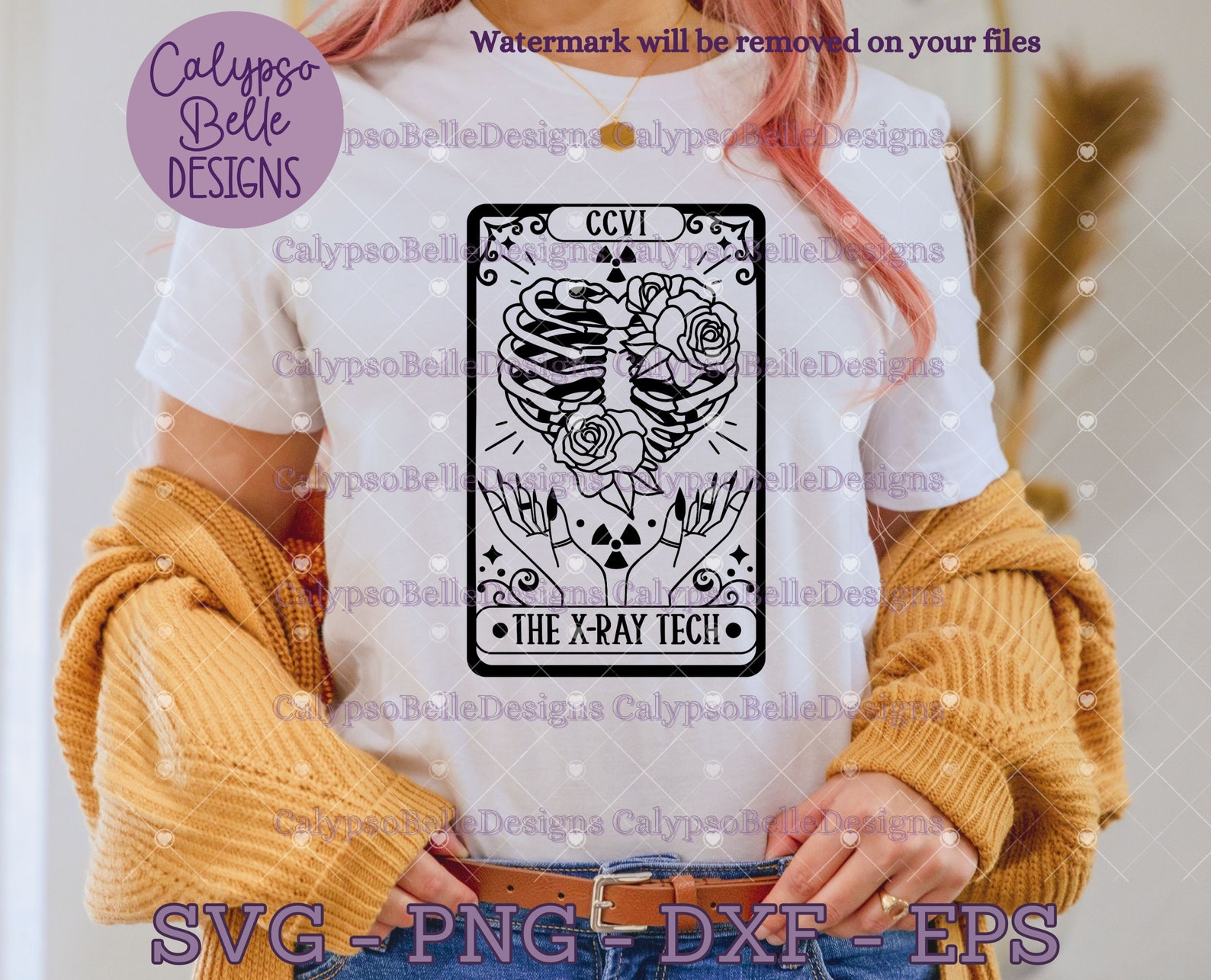 The X-ray Tech Tarot Card Svg / Xray Svg / Radiology Svg / X-ray Tech ...