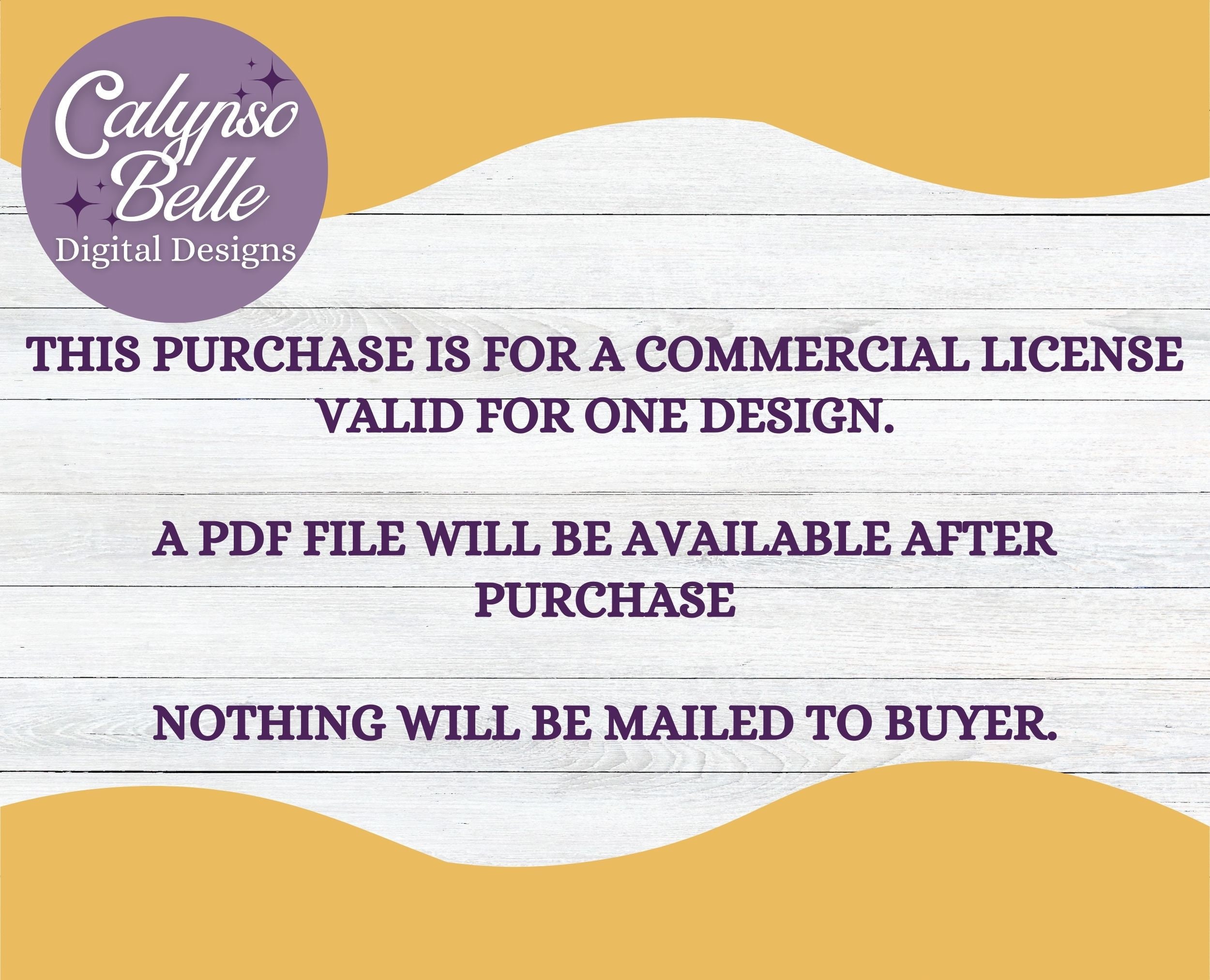 Commercial License for ONE SVG/PNG Design - Etsy Canada