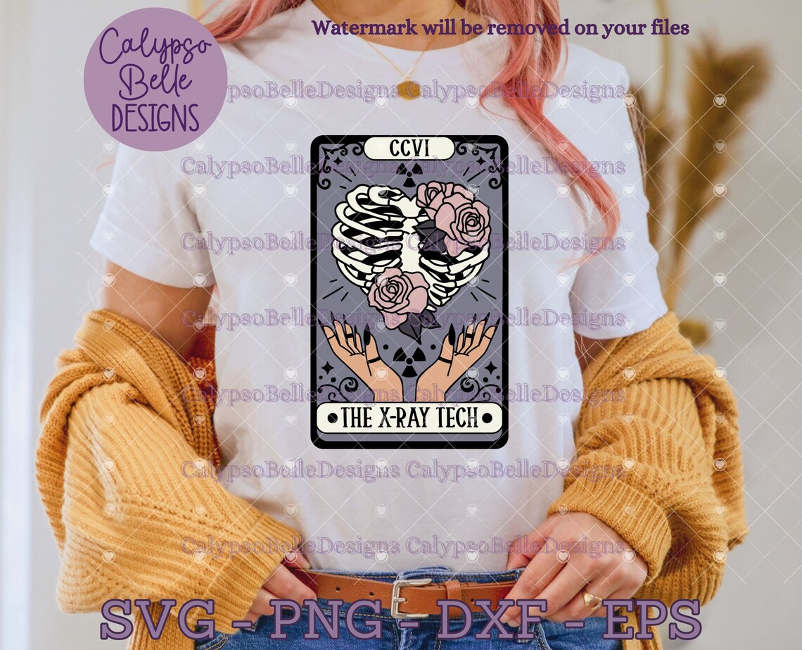 The X-ray Tech Tarot Card Svg / Xray Svg / Radiology Svg / X-ray Tech ...