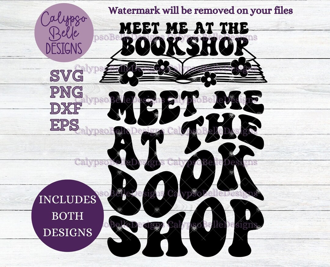 Meet Me at the Bookshop Svg, Romance Smut Svg / Reader Svg / Bookish ...