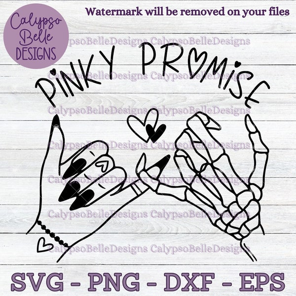 Pinky Promise Svg - Etsy