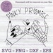Pinky Promise Svg / Vibing With My Demons / Pinky Svg / Emo Gothic Svg ...