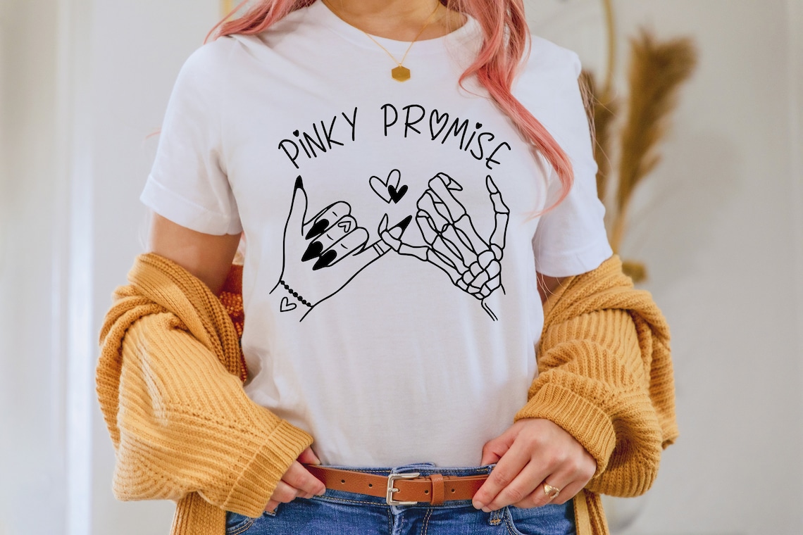 Pinky Promise Svg / Vibing With My Demons / Pinky Svg / Emo Gothic Svg ...