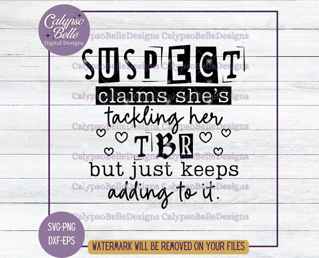 Suspect Claims Svg, Trendy Svg, Romance Smut Book Svg, Suspect ...