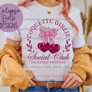 Coquette Girlie Social Club Png, Social Club Svg, Coquette Svg, Trendy ...
