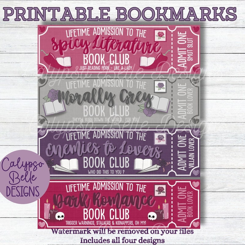 Printable Bookmarks - Etsy