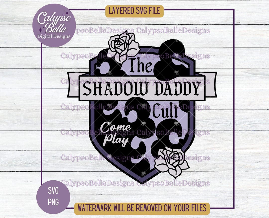 Shadow Daddy Cult SVG: Dark Romance PNG (digital Download) - Etsy