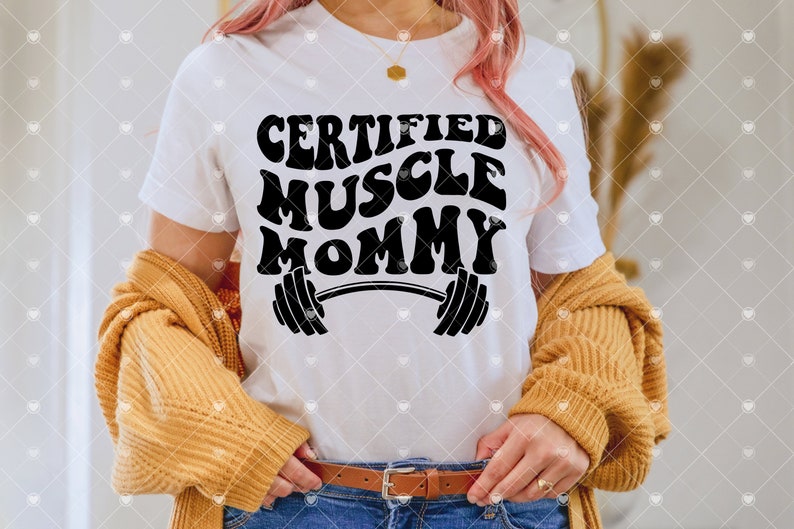 Certified Muscle Mommy Svg / Lifting Svg / Muscle Mama Svg / - Etsy Canada