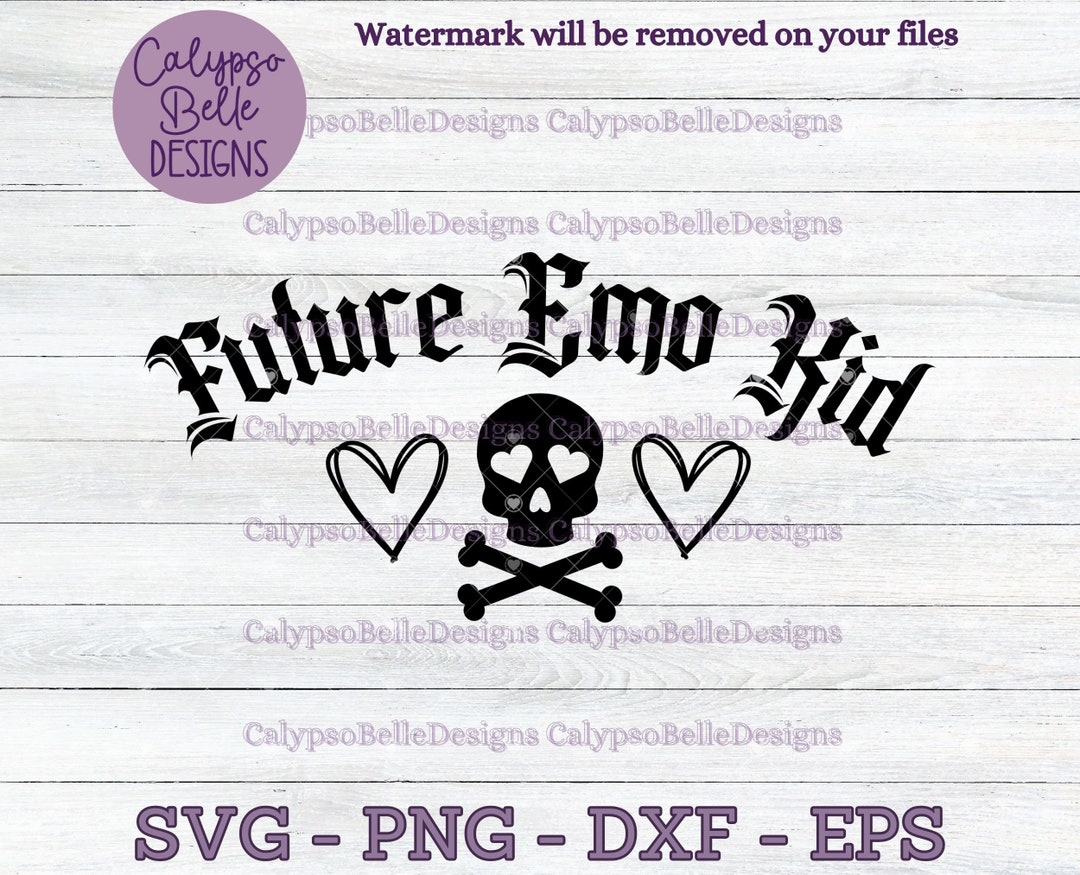 Future Emo Kid / Baby Emo Goth / Emo Baby Svg / Shower Gift / SVG, PNG ...