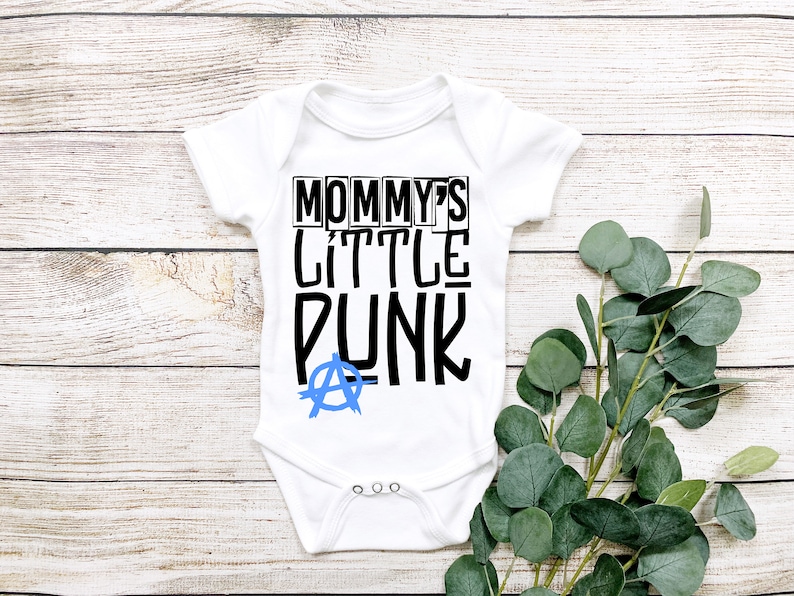Mommy's Little Punk Svg / Baby Emo Punk SVG / Anarchy Svg / Rock and ...