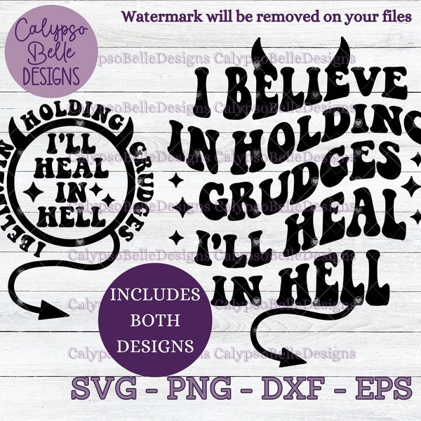 I Ll Heal in Hell Svg - Etsy