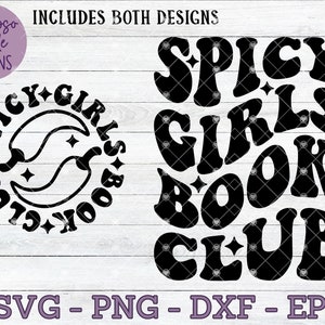 Spicy Girls Book Club Svg / Reader Svg / Bookish Svg / Book - Etsy