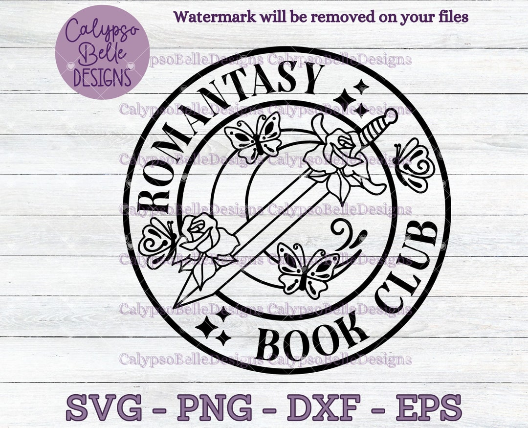Romantasy Book Club Svg, Fantasy Romance Svg, Fairy Svg, Bookish Svg ...