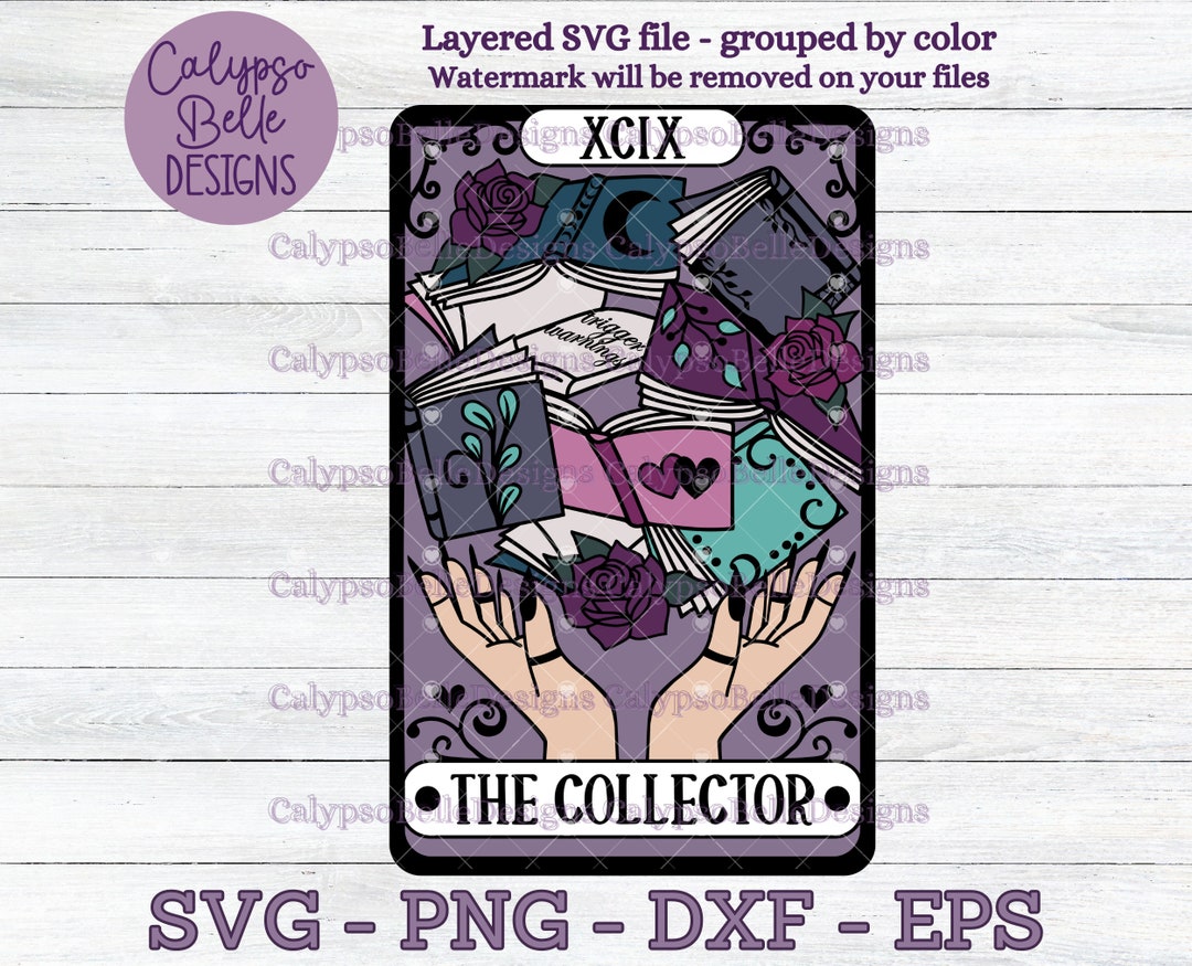 The Reader Tarot Card Svg, Romance Reader Svg, Smut Reader Svg, Book ...