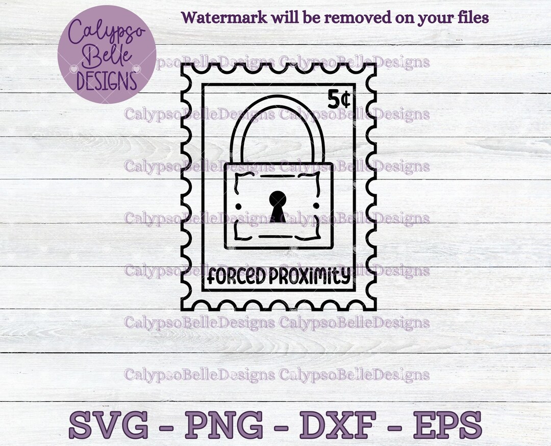 Forced Proximity, Trope, Book Svg, Reading Svg, Bookish Trope Stamps ...
