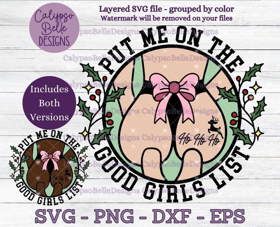 Good Girl List Svg / STFUATTDLAGG Svg / Yes Sir Svg / Good Girl Svg ...