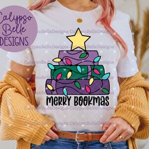Merry Bookmas Svg / Bookish Christmas Svg / Booktok Svg / Romance ...