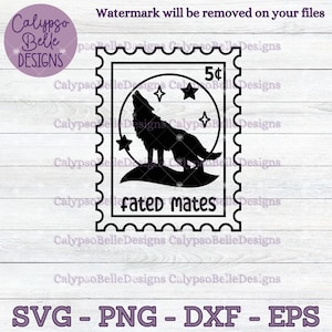 Fated Mates Trope, Book Svg, Reading Svg, Bookish Trope Stamps Svg ...