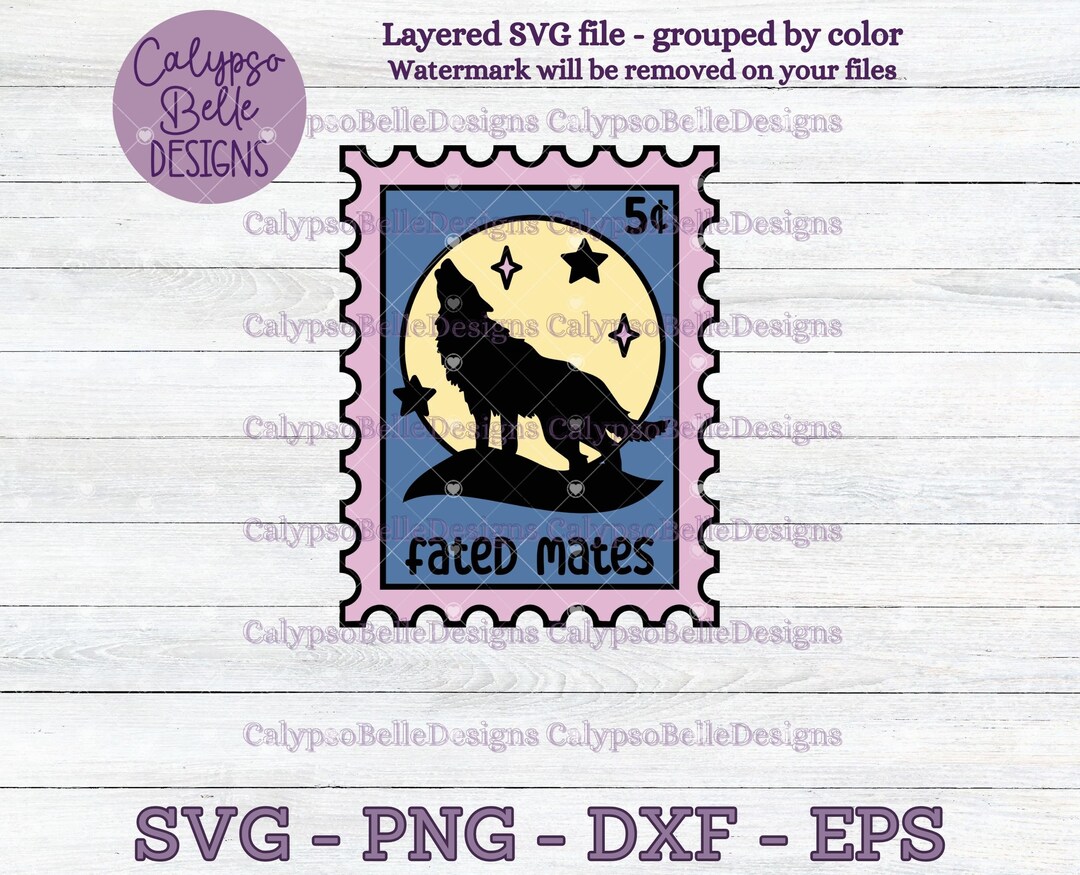 Fated Mates Trope, Book Svg, Reading Svg, Bookish Trope Stamps Svg ...