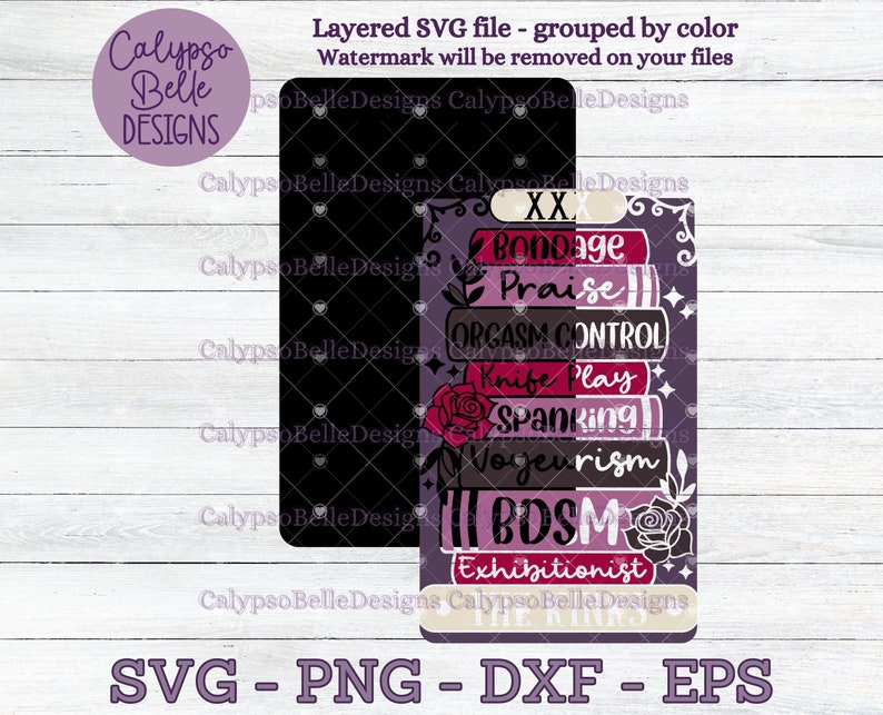 Kinky Book Tarot Card Svg / Romance Smut Book / Kinks Svg / Kinks Tarot ...