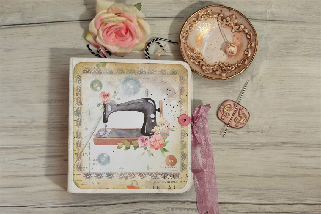 Sewing Themed Journal Sewing Junk Journal Sewing Book - Etsy