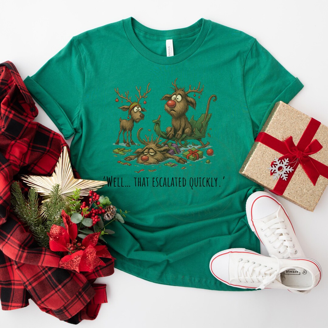 Reindeer Crash PNG, Funny Christmas Scene, Santa Sleigh Fail Clipart ...
