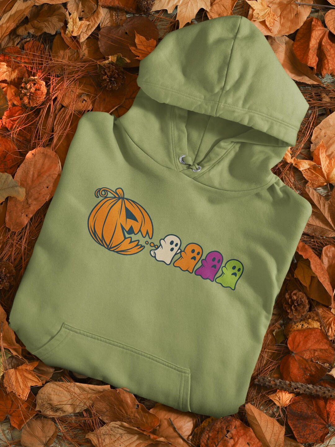 Retro Pumpkin-man Arcade PNG: Halloween Gamer Design (digital Download ...