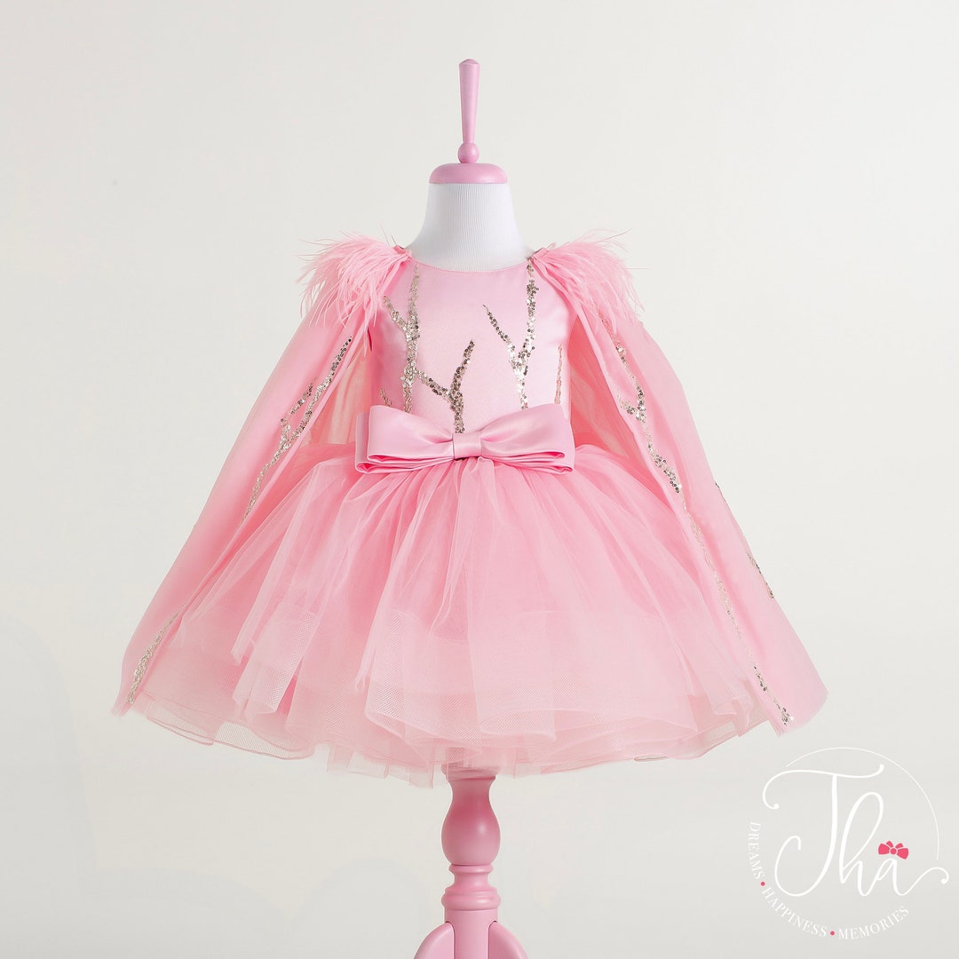 Enchanting Pink Kiddie Prom Dress, Elegant Pageant Dress, Junior ...