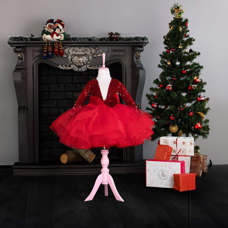 Red Christmas Dress - Etsy