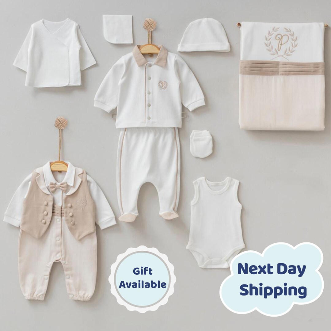 Newborn Boy Welcome Home Outfit, Hello World Baby Outfit, Newborn Baby ...