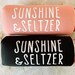 Sunshine & Seltzer Slim Can Cooler// Tall Can Cooler// Summer Can ...
