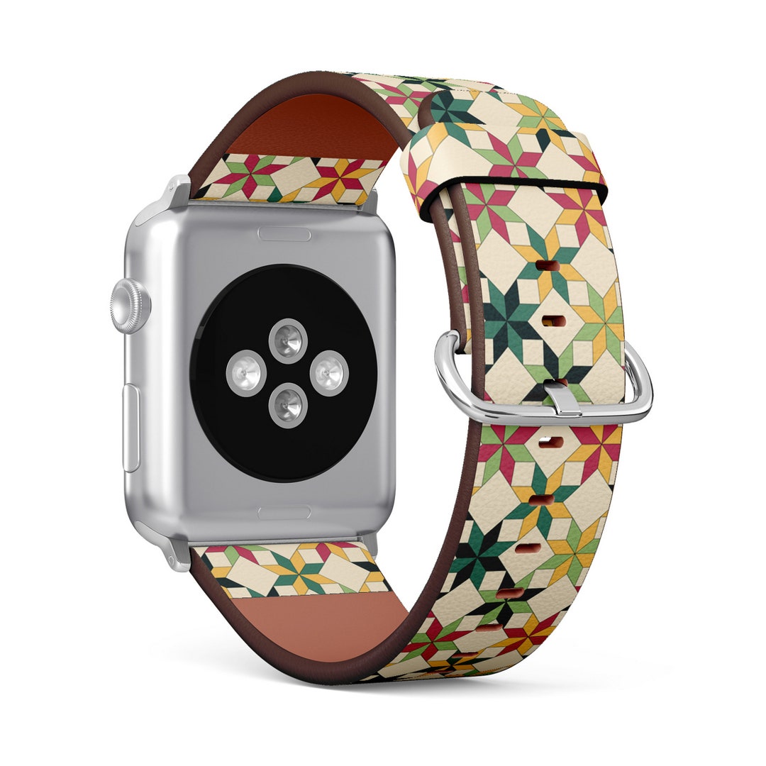 Quilt Pattern Print, Apple Watch Band (38mm / 40mm / 41mm / 42mm / 49mm ...