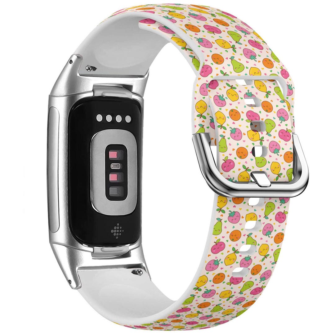 Colorful Cute Fruit Watch Band for Fitbit Versa 1/2/3 4, Fitbit Sense 1 ...