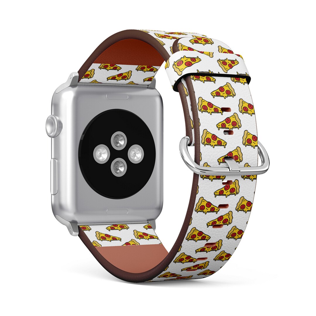 Pizza Doodle Print, Apple Watch Band (38mm / 40mm / 41mm / 42mm / 49mm ...