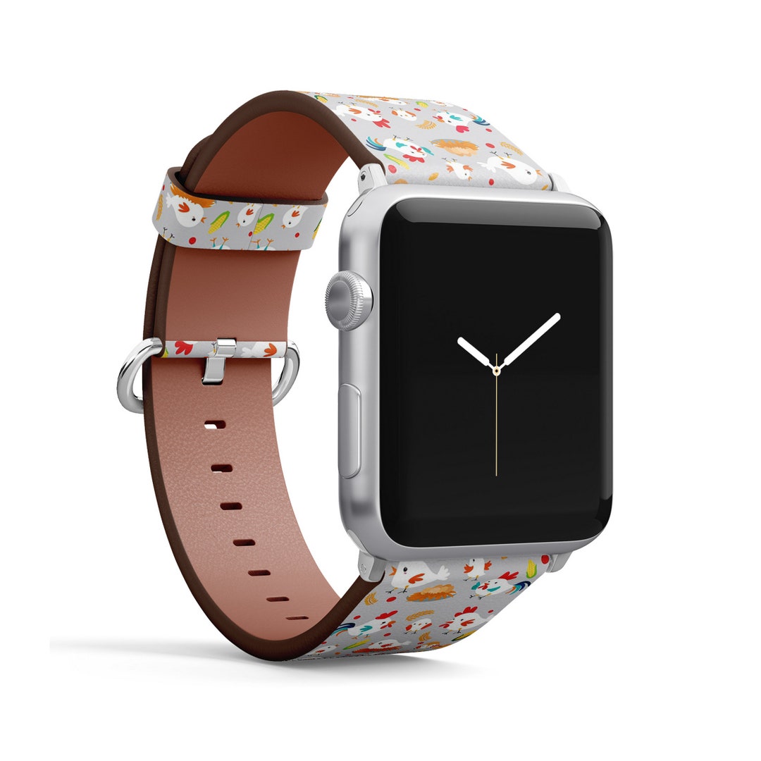 Cute Cartoon Chicken Print Apple Watch Band 38mm / 40mm / - Etsy